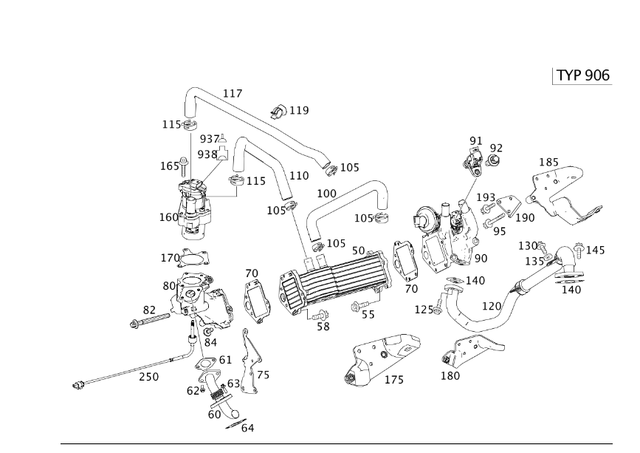 2010-2021 Mercedes-Benz Position Sensor 000-905-51-04 | Mercedes-Benz Parts
