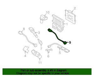 39320-3C500 - Knock Sensor 2007-2009 Kia | Kia.Parts Store