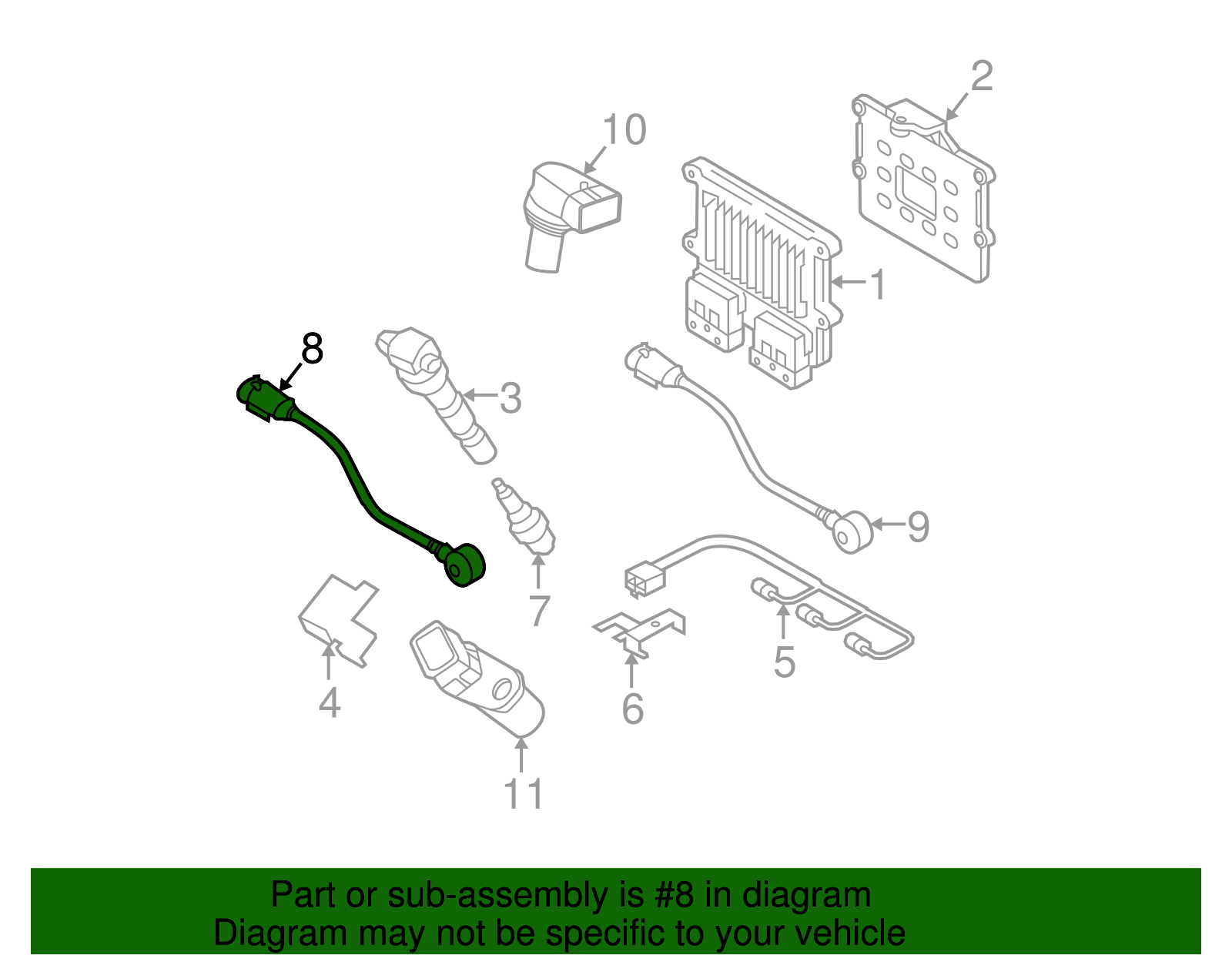 39320-3C600 - Knock Sensor 2007-2009 Kia | Kia.Parts Store