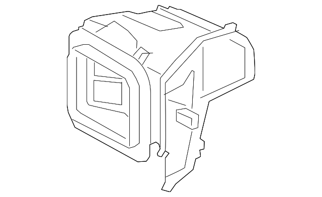 64119304015 - 2014-2024 BMW HVAC Air Inlet Housing (64-11-9-304-015 ...