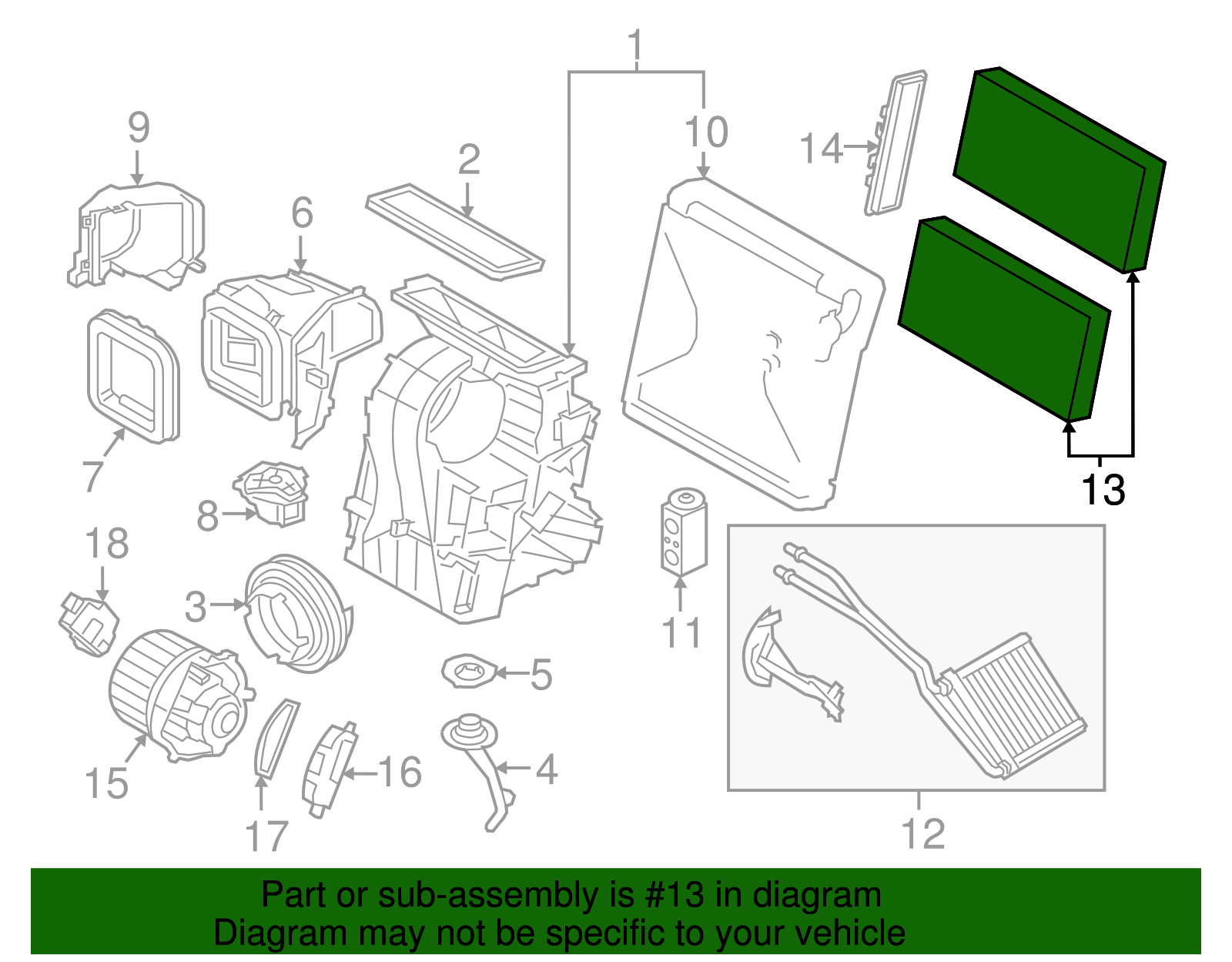 64-11-5-A4F-F59 - 2023-2024 BMW - Cabin Air Filter | Buy BMW Parts Now