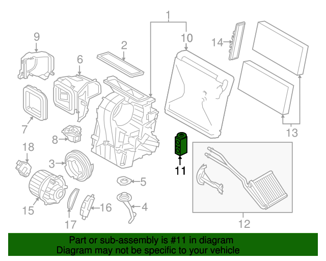 Genuine BMW 64-11-5-A06-B45 | A/C Expansion Valve | FREE Shipping on ...