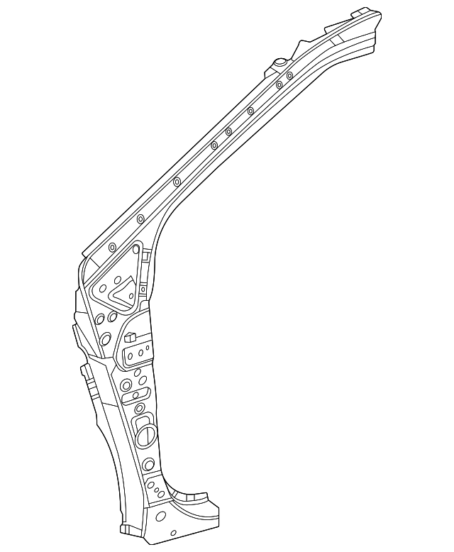 61108-62900 - 2016-2020 Toyota Mirai - Hinge Pillar Reinforced | Nucar ...