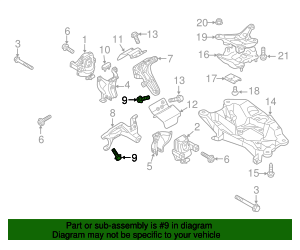 N-107-026-03 - Support Bolt 2008-2023 Audi | Audi OEM Parts