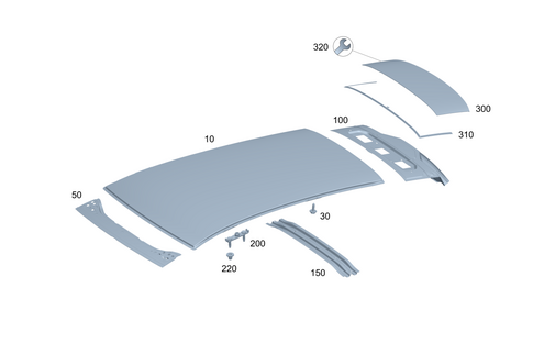Roof for 2023 Mercedes-Benz EQS 580 SUV | Mercedes-Benz USA Parts