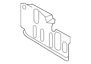 2012-2024 Nissan Lower Insulator 67896-1HL0A | My Nissan Part