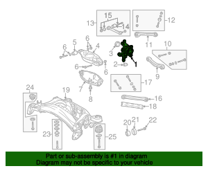 202-350-94-08 - Suspension Knuckle 1994-2004 Mercedes-Benz ...