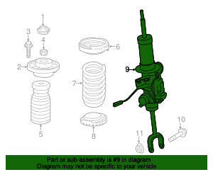 37-11-6-863-115 - Strut 2013-2017 BMW | BMW OEM Parts