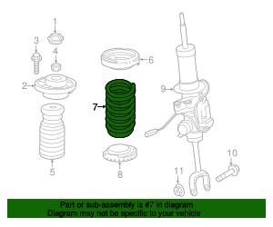 2010-2016 BMW Coil Spring 31-33-6-786-766 | AutoNationParts.com