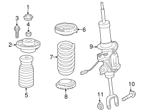 37-11-6-863-115 - Strut 2013-2017 BMW | BMW OEM Parts