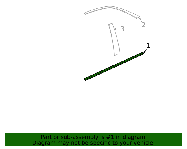 84886163 GM Belt Molding | GM Parts Store
