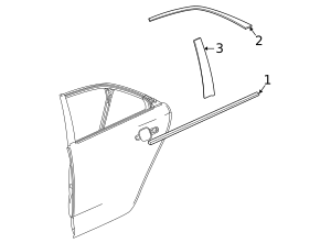 84886163 GM Belt Molding | GM Parts Store
