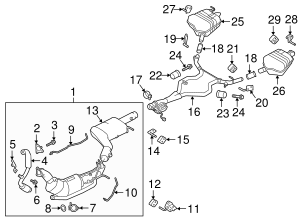 Genuine Egr Pipe Gasket for 2016-2021 Land Rover | Land Rover Part ...