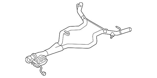 LR126079 - Resonator & Pipe - 2017-2020 Land Rover Discovery | Land ...