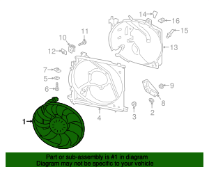 2017-2024 Porsche Fan & Motor 9P1-959-455-BY | AutoNationParts.com