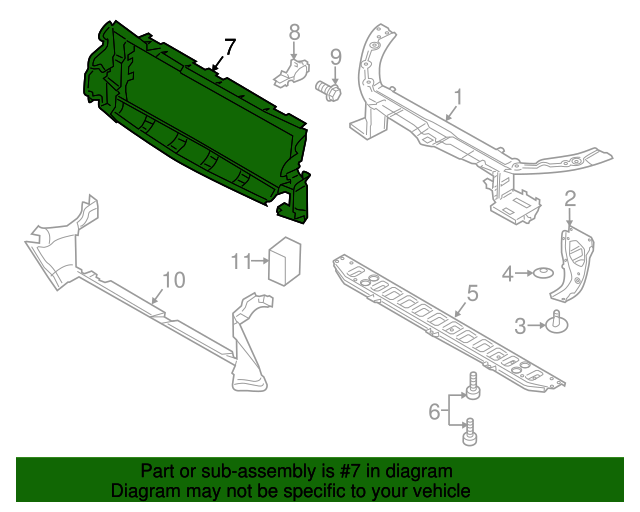 2012-2015 Land Rover Range Rover Evoque Upper Deflector LR048041 ...