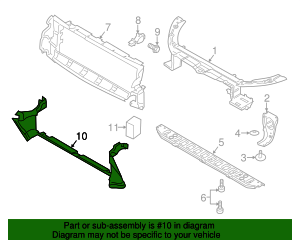 Genuine OEM Lower Deflector Part# LR034397 Fits 2012-2015 Land Rover ...