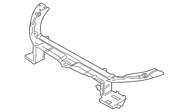 Genuine Radiator Support for 2012-2019 Land Rover Range Rover Evoque ...