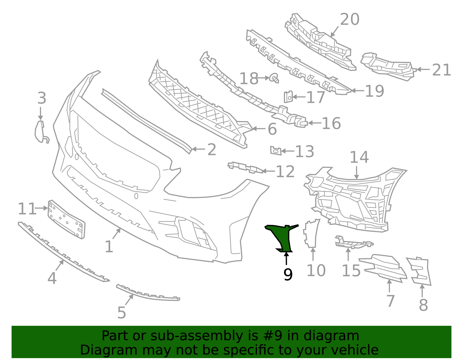 2019-2023 Mercedes-Benz Side Trim 2058856802 | Retail Performance Auto ...