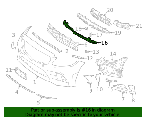 205-885-59-02 - Cover Support 2019-2023 Mercedes-Benz | Mercedes-Benz ...
