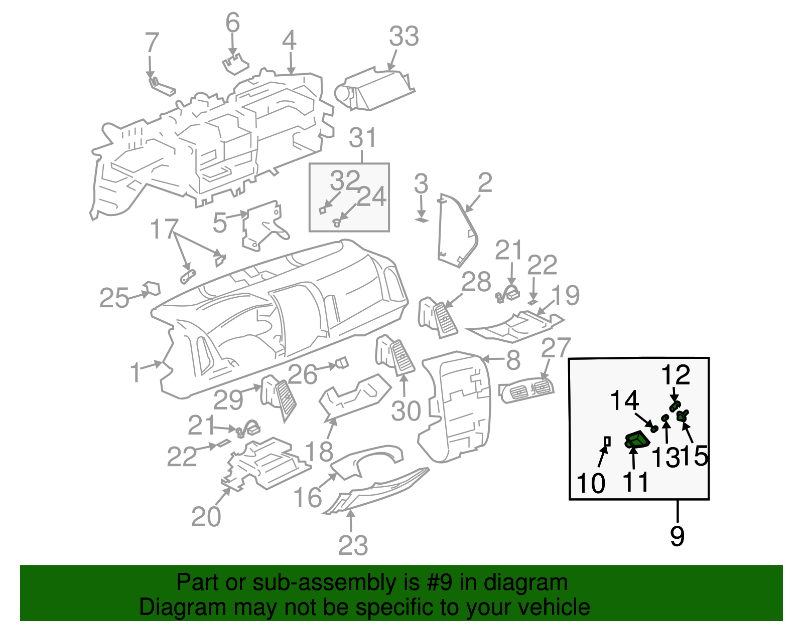 2003 Cadillac CTS Panel 25703805 | Partners Chevy