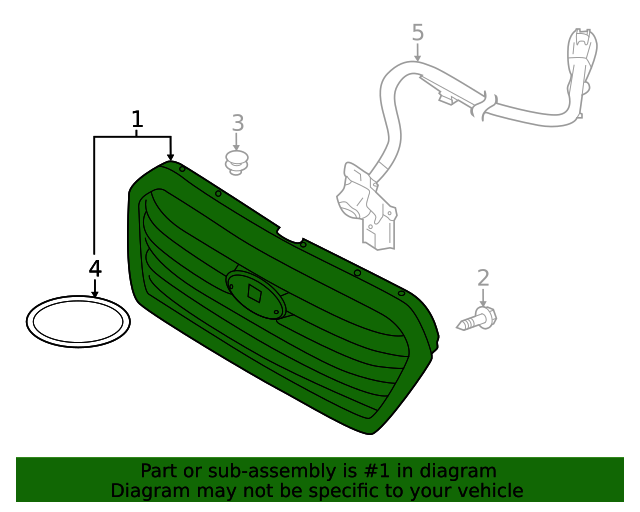 91121XC01A - Grille - 2019-2021 Subaru Ascent | World OEM Parts Subaru