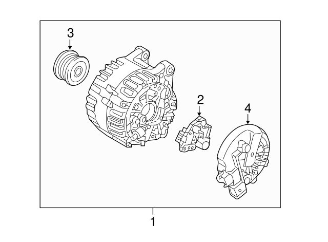 2016 Volvo V60 Alternator 36010604 | TascaParts.com