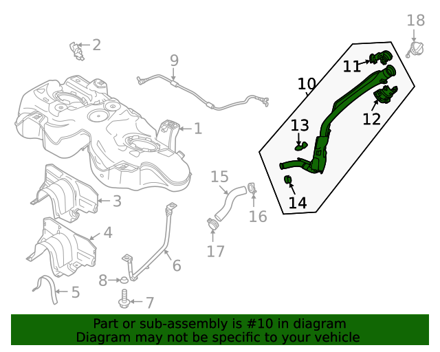 2020 Mazda CX-30 Fuel Filler Neck DGH9-42-280A | TascaParts.com