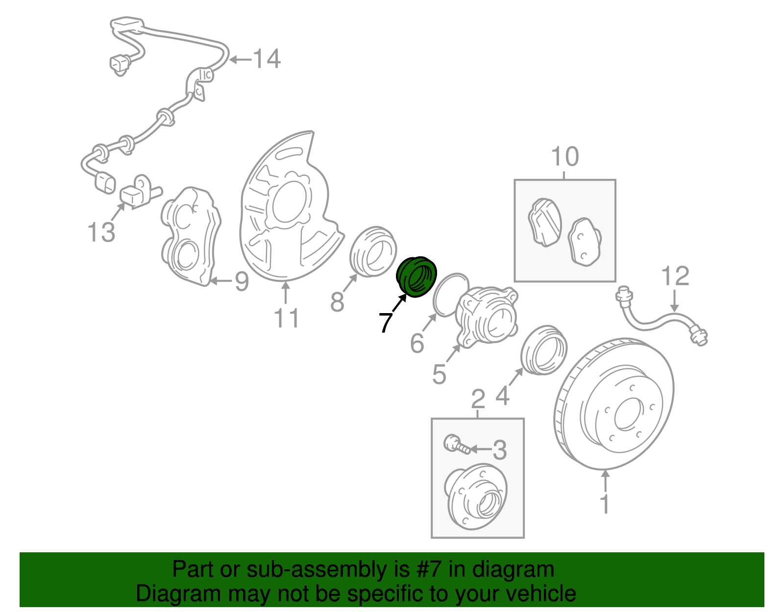 1995-2024 Toyota Nut 43521-35010 | OEM Parts Online