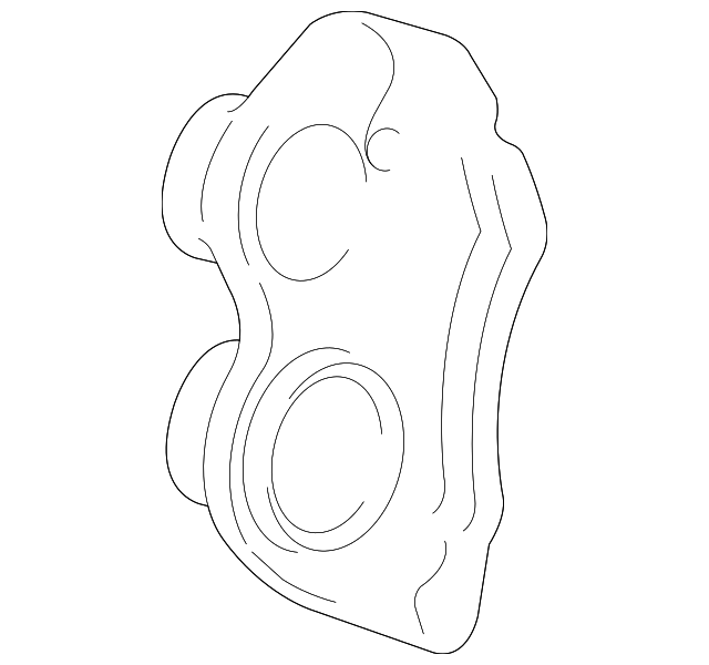 47730-60350 - Disc Brake Caliper (Right, Front) 2015-2024 Toyota ...