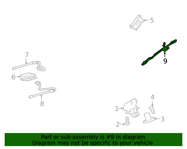 2020-2023 Cadillac XT6 Sensor 84855391 | GMPartsDirect.com