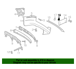 2004-2024 Mopar Lift Gate Nut 68087789AD | Mopar Parts Canada