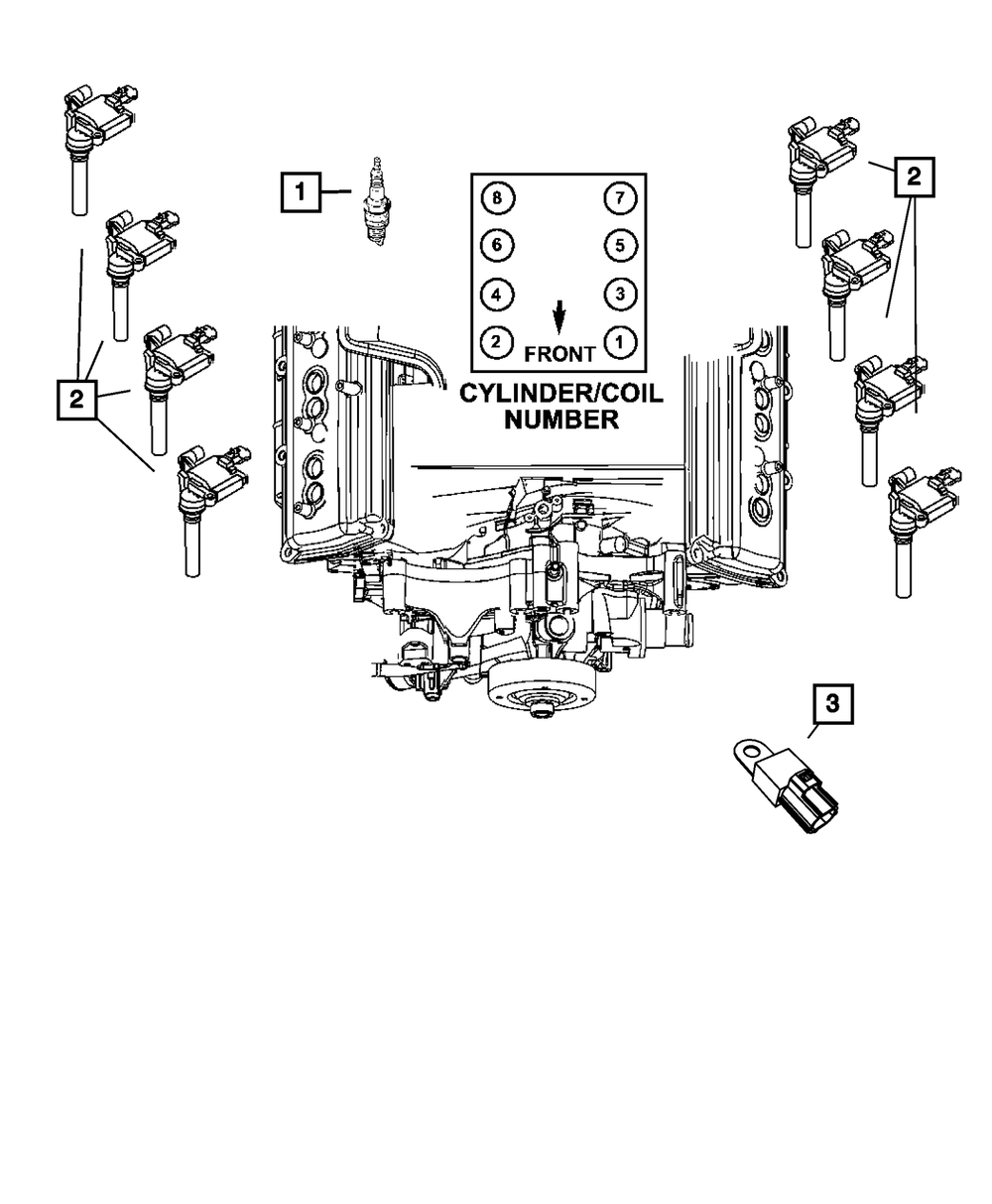 2003-2008 Mopar Spark Plug 68303913AA | TascaParts.com