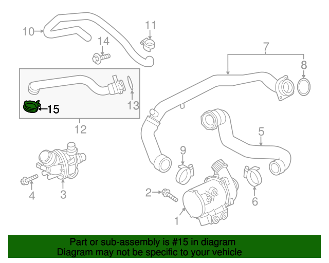 Genuine BMW 11-53-7-547-945 | Outlet Hose Clamp | FREE Shipping on Most ...