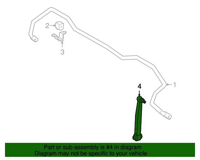 124-320-02-89 - Stabilizer Link For 1984-2011 Mercedes-Benz | Mercedes ...