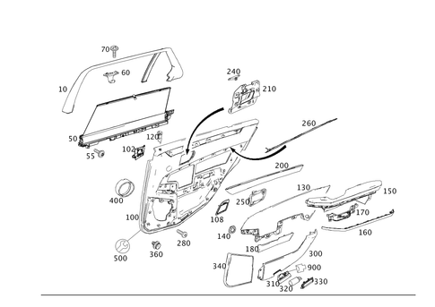 Door Trim for 2007 Mercedes-Benz E350 | Mercedes-Benz USA Parts