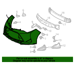 52119-03907 - Cover Front Bumper L C 2017-2019 Toyota Corolla | Longo ...