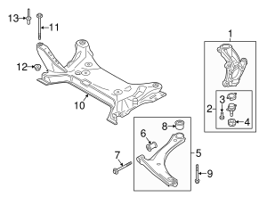 W718943-S439 - Lower Control Arm Rear Bolt 2015-2024 Ford | Ford Parts ...