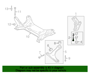 2015-2024 Ford Lower Ball Joint Bolt W710893-S442 | Village Ford