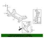 2015-2020 Ford Lower Control Arm Front Bolt -W707618-S442 | TascaParts.com