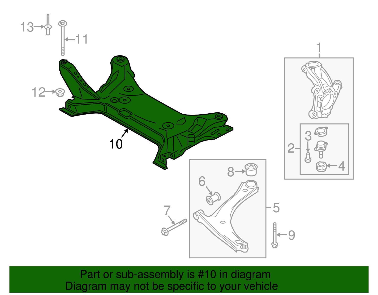 2015-2019 Ford Cross-Member CK4Z-5019-D | Ford OEM Parts Outlet