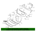 W718770-S439 - Lower Shield Nut 2020-2025 Ford | Ford Parts Direct