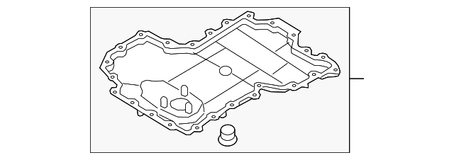 11137843146 - 2012-2019 BMW Lower Oil Pan (11-13-7-843-146) | BMW of ...