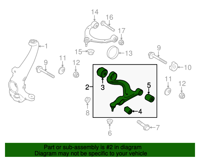 970-341-053-24 - Suspension Control Arm 2014-2016 Porsche Panamera ...