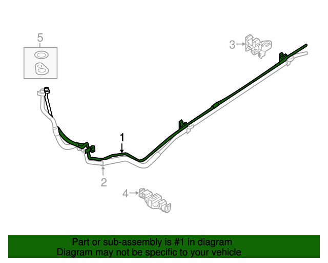 FB5Z-19835-B - AC Tube 2016-2019 Ford | Ford Parts Center