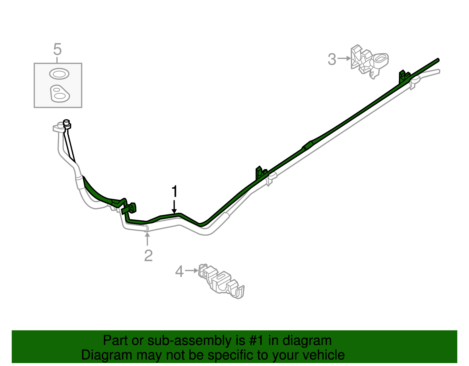 2016-2019 Ford AC Tube FB5Z-19835-B | QuirkParts