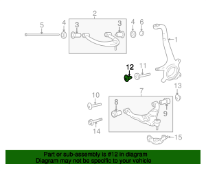 48452-04020 - High-Quality Alignment Camber Adjusting Eccentric for ...