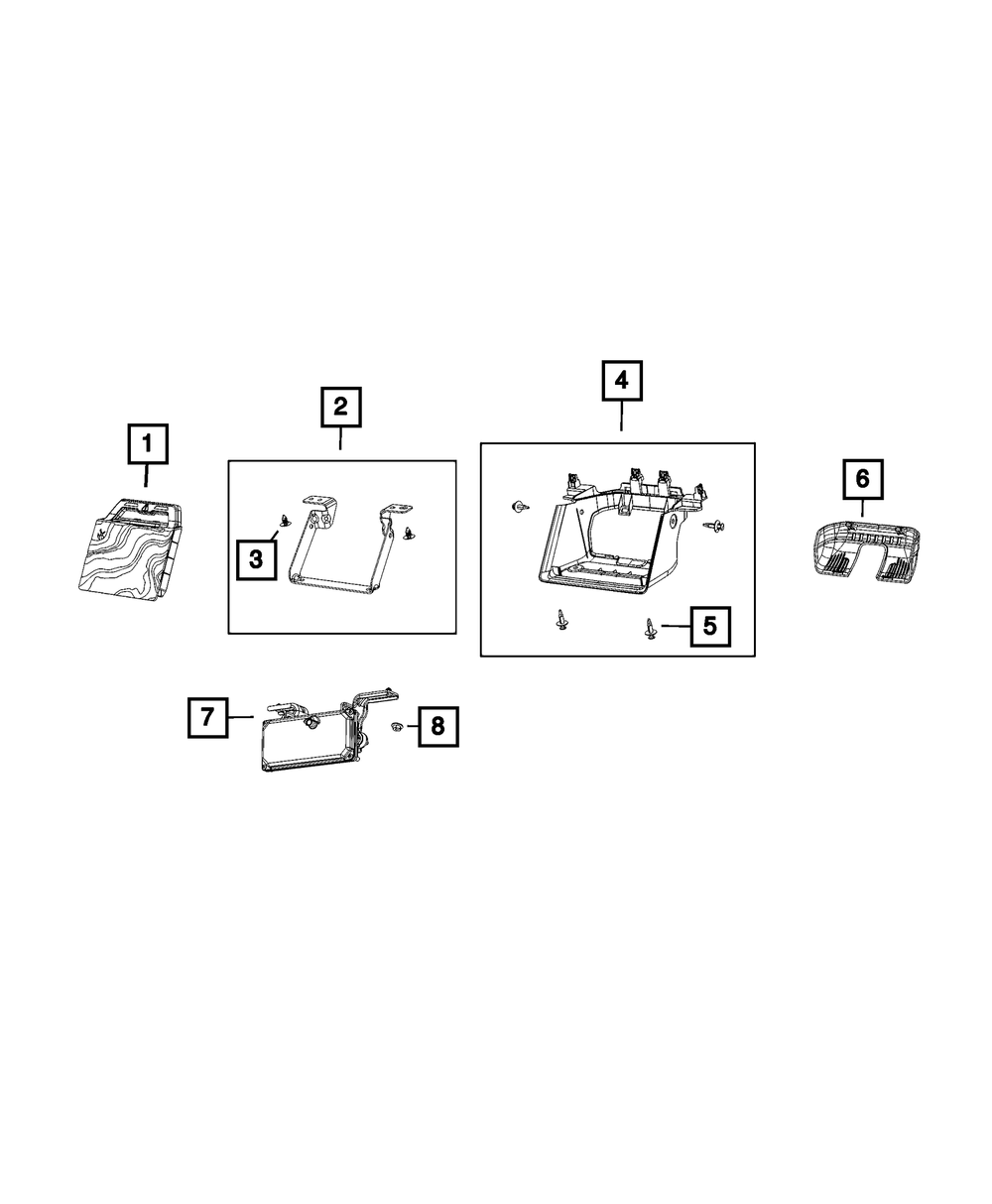 68313025AJ - Forward Facing Camera 2019 Jeep Wrangler | Big 3 Auto Parts