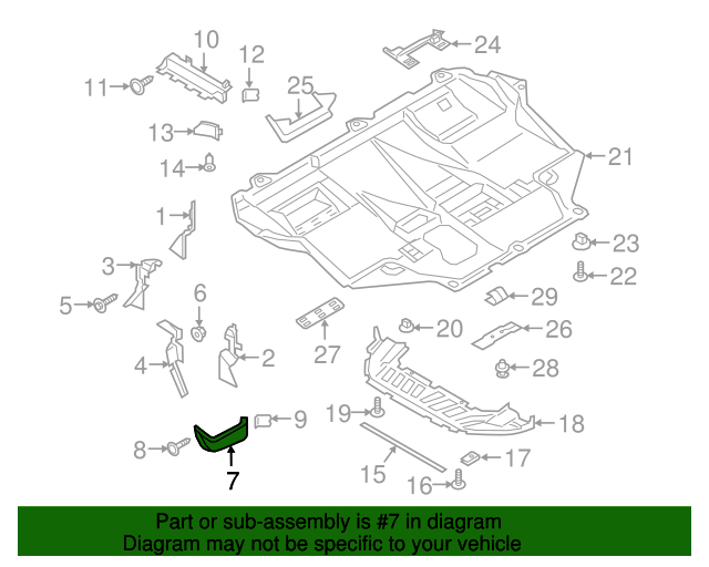 2016-2018 Ford Focus Air Duct - Driver's Side (LH) G1EZ-17F804-A ...