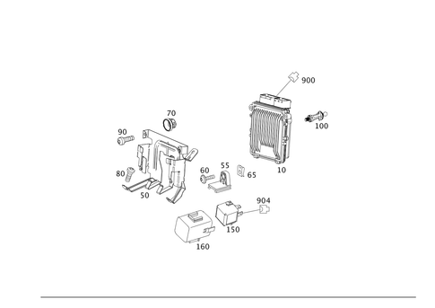 Engine Control Unit for 2010 Mercedes-Benz C 300 | Mercedes-Benz USA Parts